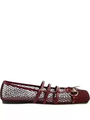 Gucci Mesh Panel Ballet Flats