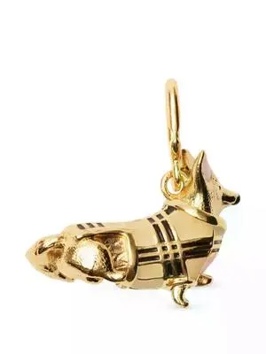 Burberry Checked Corgi Charm