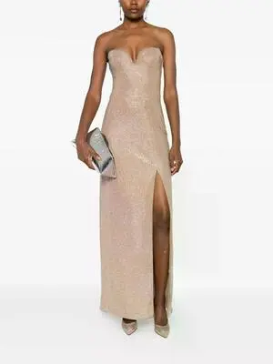Giuseppe Di Morabito Crystal-embellished Maxi Dress