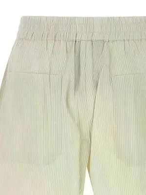 HERSKIND Striped Cotton Shorts - Neutrals