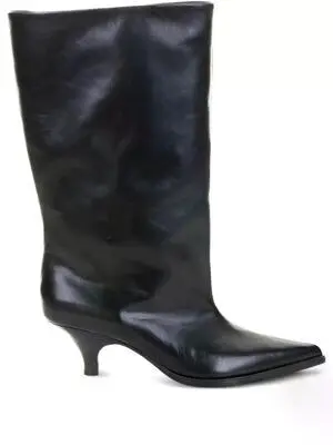 Elena Iachi Pointed-toe Leather Boots