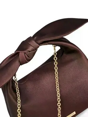 AQUAZZURA Bow-detail Mini Bag - Brown