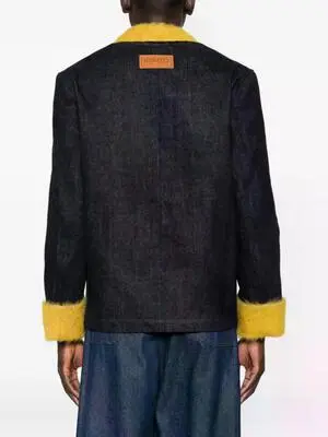 Kenzo Denim Jacket With Contrast Trim - Blue