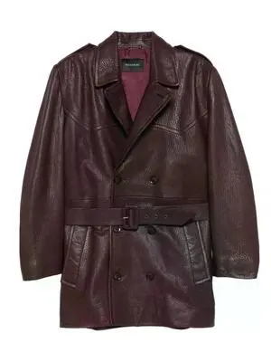 MANOKHI Belted Double-breasted Coat