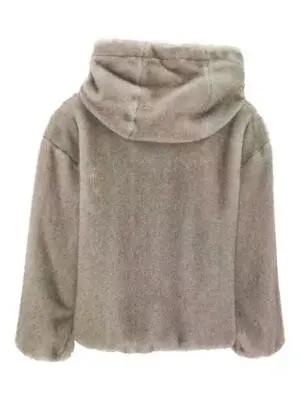 Herno Zip-front Jacket With Drawstring Hood - Neutrals