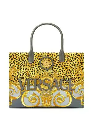 Versace Leopard-print Baroque Tote Bag