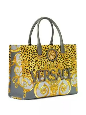 Versace Leopard-print Baroque Tote Bag