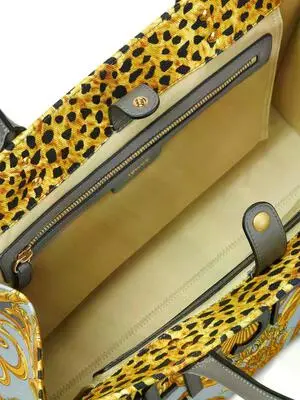 Versace Leopard-print Baroque Tote Bag