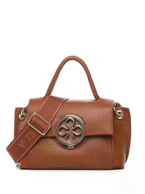 V°73 Flower-detail Tote Bag - Brown