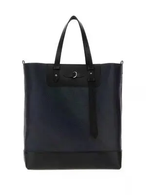 MAISON MARGIELA Leather Tote Bag - Blue