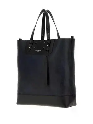 MAISON MARGIELA Leather Tote Bag - Blue