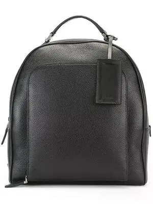 Prada Minimal Style Calfskin Backpack - Black