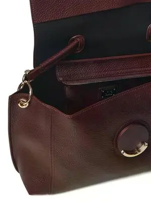 V°73 Federica Tote Bag With Circular Clasp