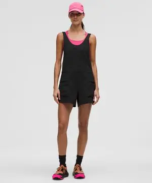 Lululemon Glyde Cargo Hiking Romper - Black