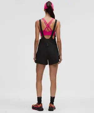 Lululemon Glyde Cargo Hiking Romper - Black