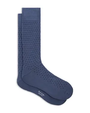 Paul Smith Square Dot Socks - Navy