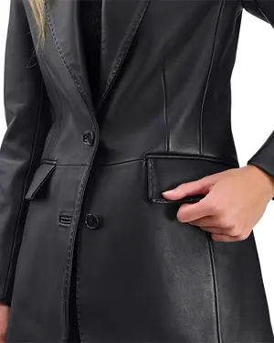 Rag & Bone Leather Blazer