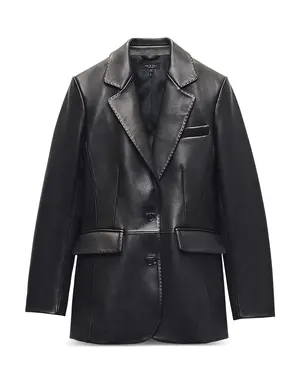 Rag & Bone Leather Blazer