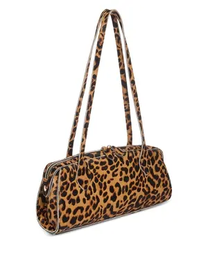 Aqua East West Leather Shoulder Bag