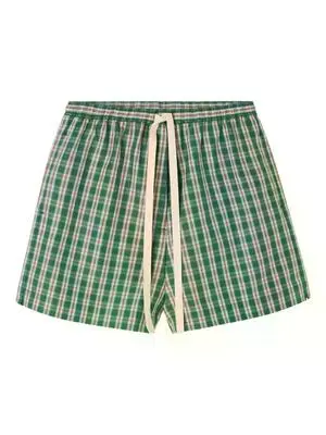 LEE MATHEWS Gordon Checked Shorts