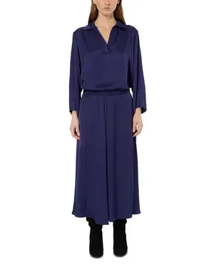 Gerard Darel Bella Midi Skirt - Navy