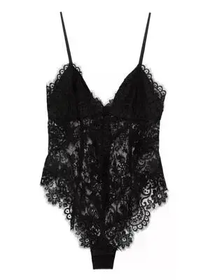 Zimmermann Lace Teddy Bodysuit - Black