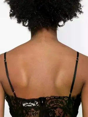 Zimmermann Lace Teddy Bodysuit - Black