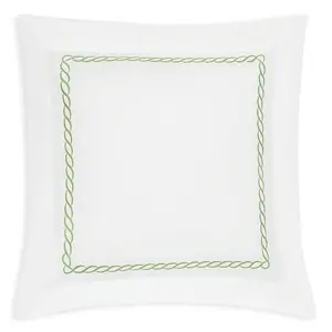 MATOUK Classic Chain Euro Sham - Spring Green