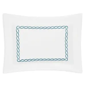 MATOUK Classic Chain Boudoir Sham - Aqua