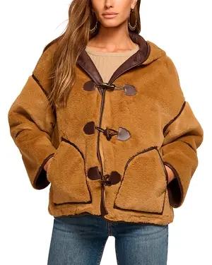Ramy Brook Lucy Hooded Jacket - Camel