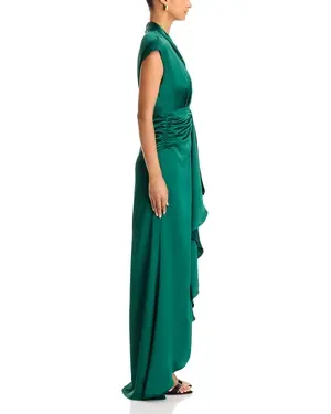 Ramy Brook Catrin Gown - Deep Emerald
