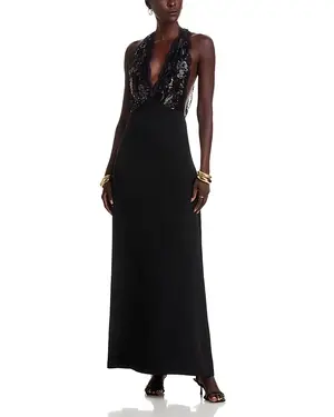 Ramy Brook V Neck Evening Dresses