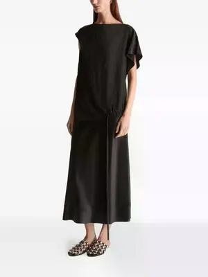 LEE MATHEWS Kiki Asymmetric-neck Top