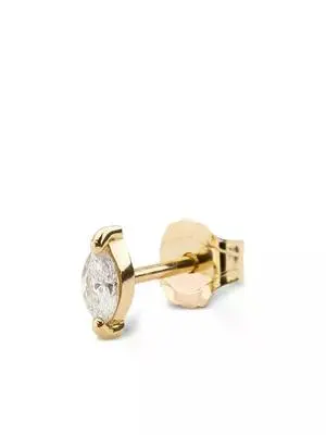 WE BY WHITEBIRD 18k Yellow Marquise Diamond Single Earring - Gold