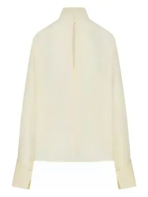 TOM FORD High-neck Blouse - Neutrals