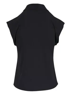 Vince Cap-sleeve Polo Top