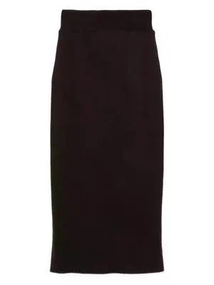 Alpha Studio Midi Skirt With Elasticated Waistband