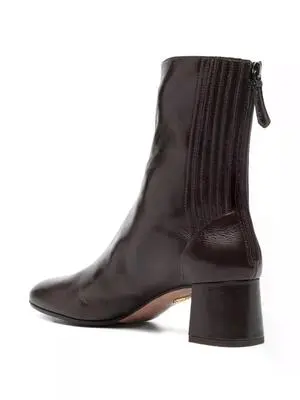 AQUAZZURA Leather Block-heel Boots