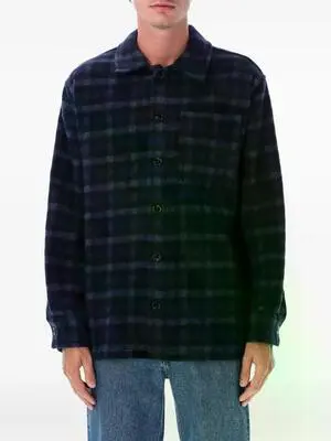 A.p.c. Checked Wool Shirt