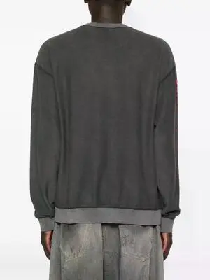 DIESEL® Logo-print Sweatshirt - Grey