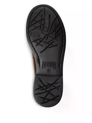 Camper Dean Leather Penny Loafers - Brown