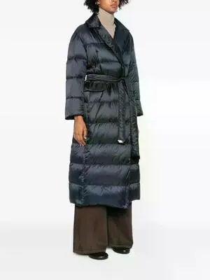 Max Mara Quilted Belted Coat