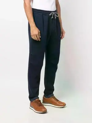 Brunello Cucinelli Drawstring-waist Cashmere Straight-leg Trousers