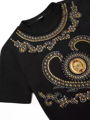 Versace Crystal-embellished T-shirt