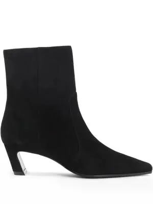 Stuart Weitzman Square Toe Booties For Women