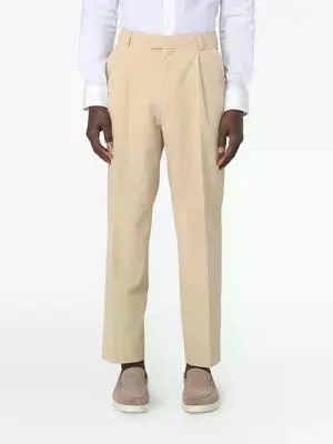 Hugo Pleated Front Trousers - Neutrals