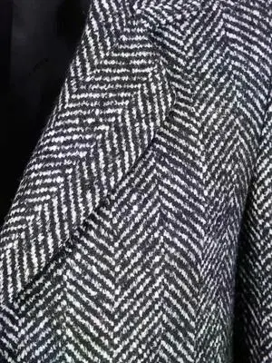Tagliatore Amanda Herringbone Wool Coat