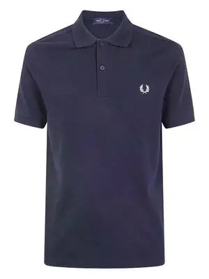 Fred Perry Laurel Wreath-embroidered Polo Shirt - Blue