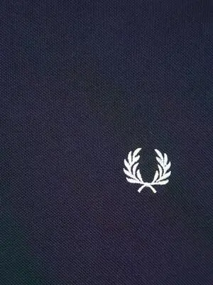 Fred Perry Laurel Wreath-embroidered Polo Shirt - Blue