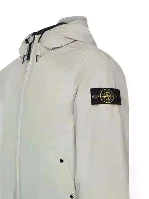 Stone Island Hooded Zip-fastening Jacket - Grey